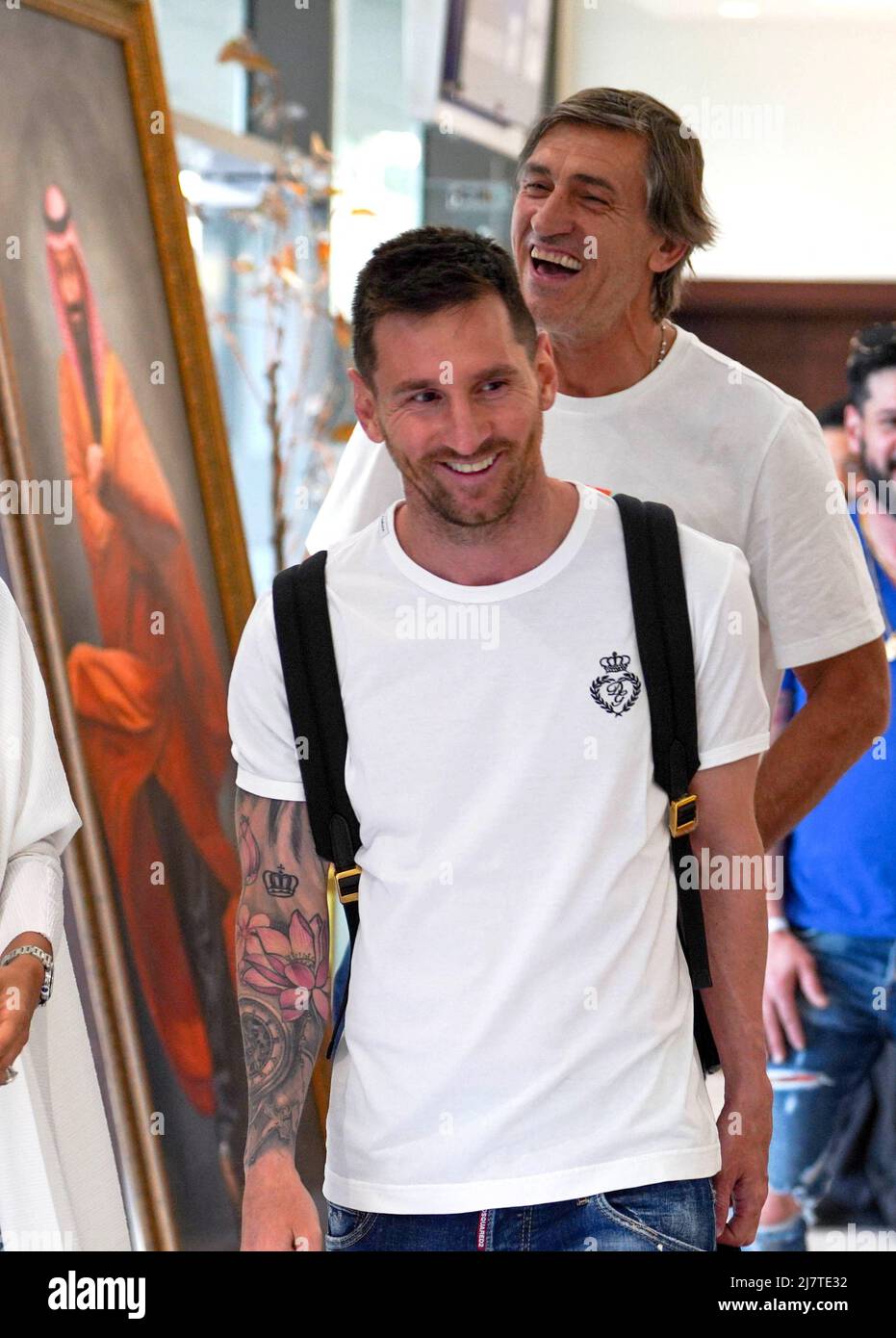 Jeddah, Saudi Arabia. 10th May, 2022. Argentinian football star Lionel ...