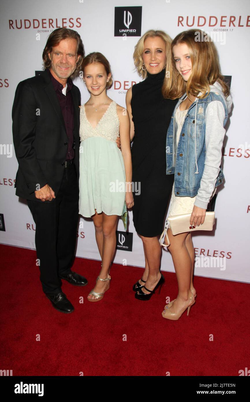LOS ANGELES - OCT 7: ????William H. Macy, Felicity Huffman, Sofia Macy ...