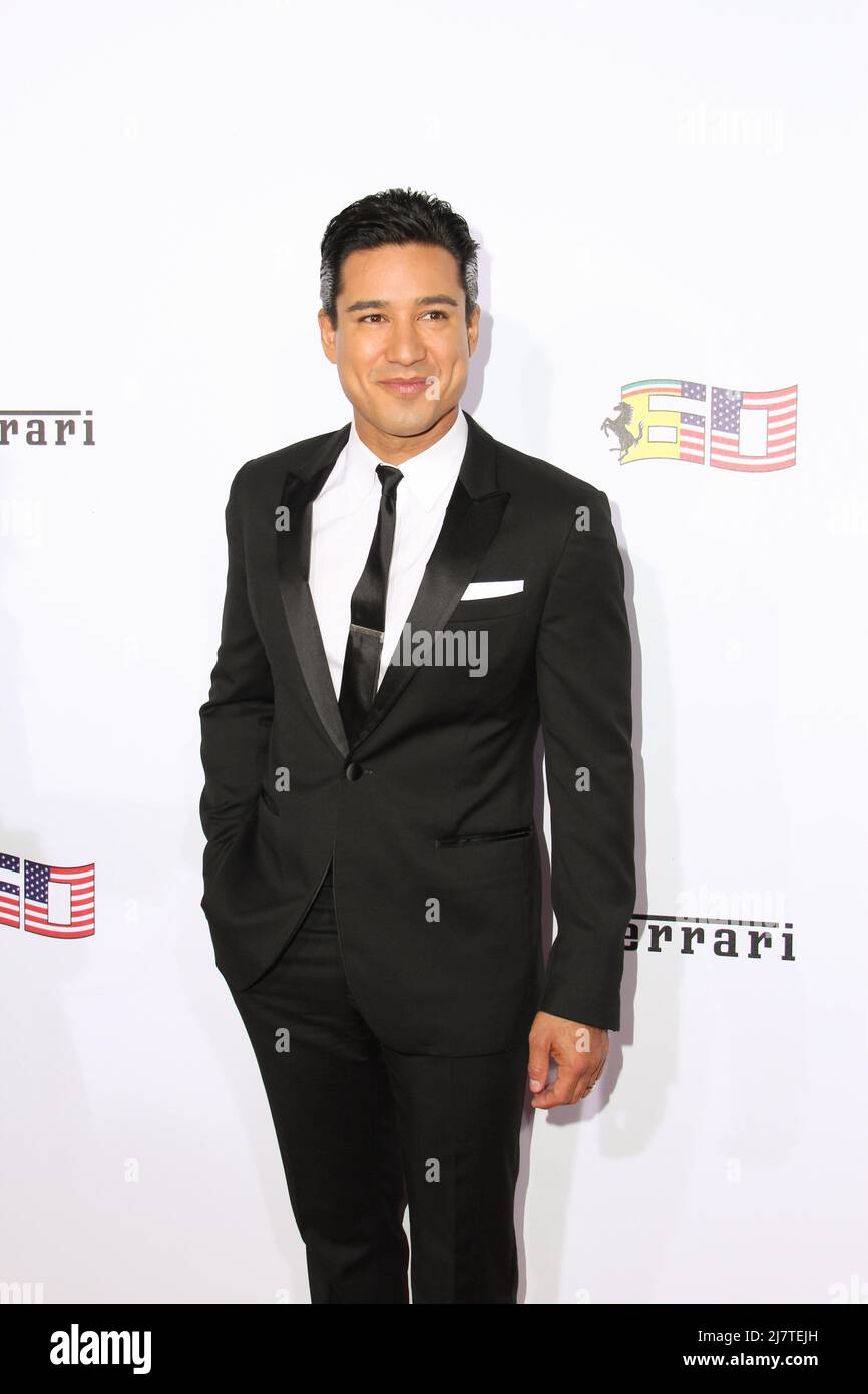 LOS ANGELES - OCT 11: Mario Lopez at the Ferrari Celebrates 60 Years In ...