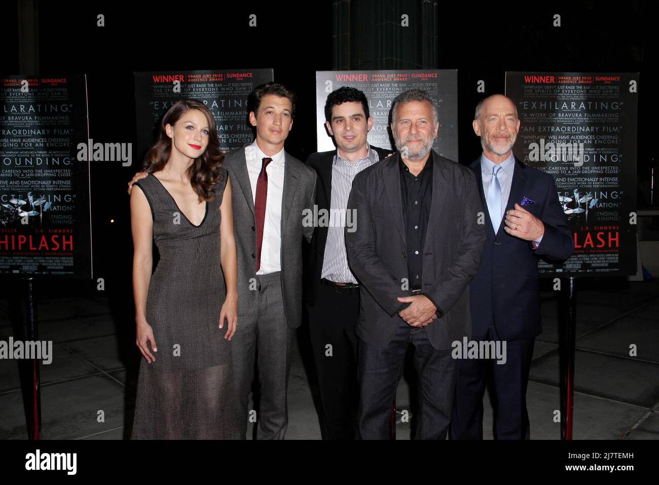 LOS ANGELES - OCT 6: Melissa Benoist, Miles Teller, Damien Chazelle ...