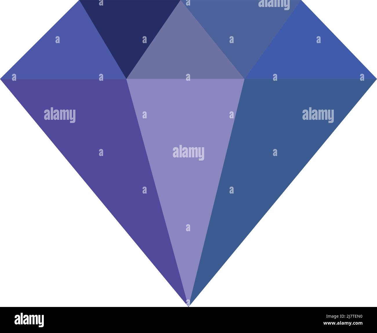 Blue diamond on black Stock Vector Images - Alamy