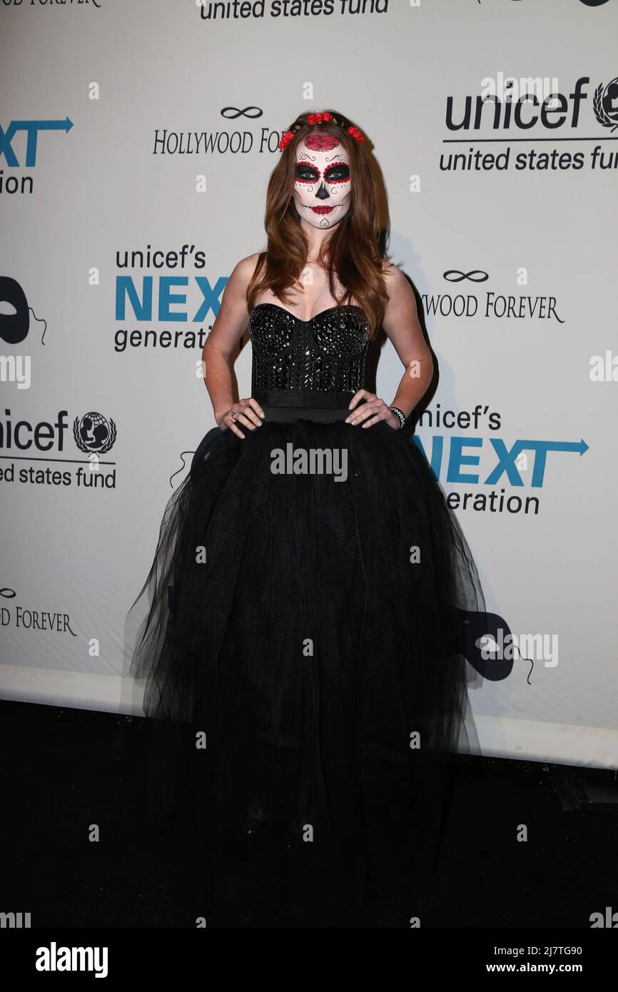 LOS ANGELES - OCT 30: Kelly Frye at the 2nd Annual UNICEF Masquerade ...
