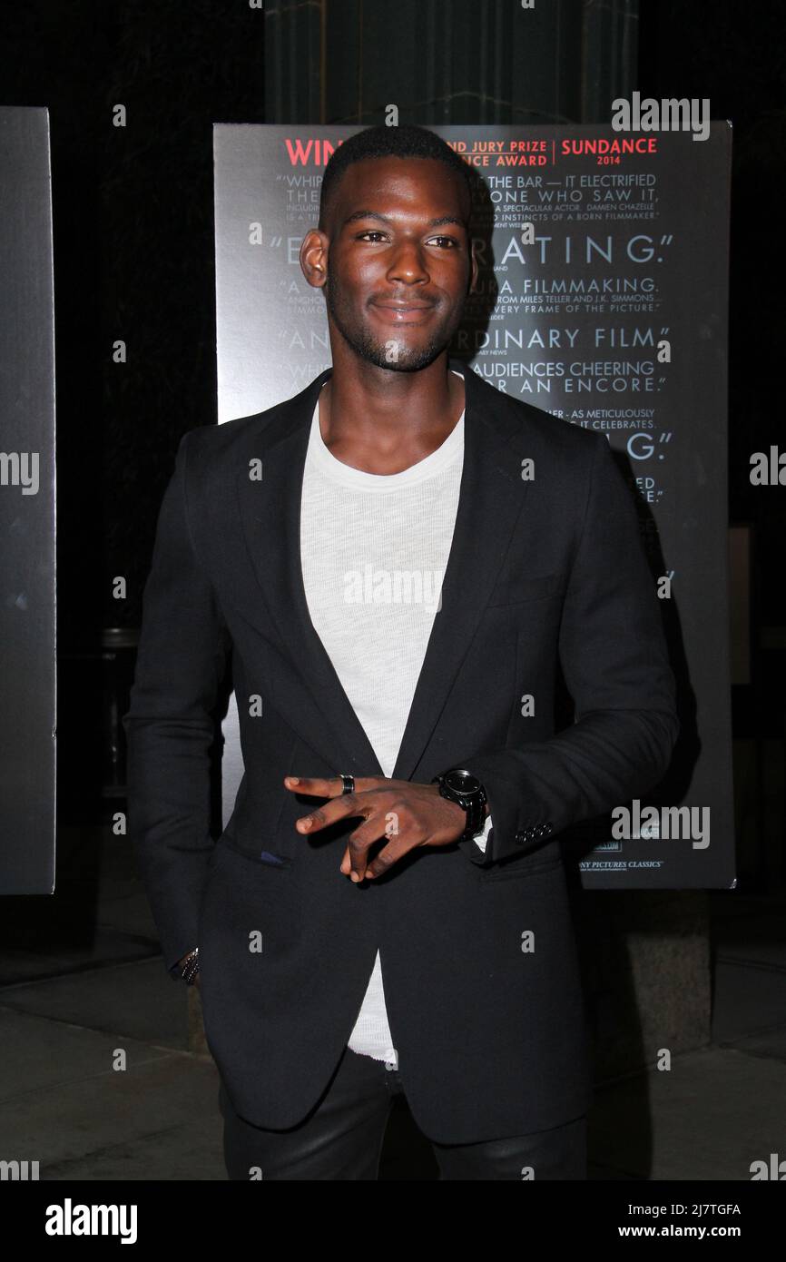 LOS ANGELES - OCT 6: Kofi Siriboe at the "Whiplash" Premiere at Bing ...