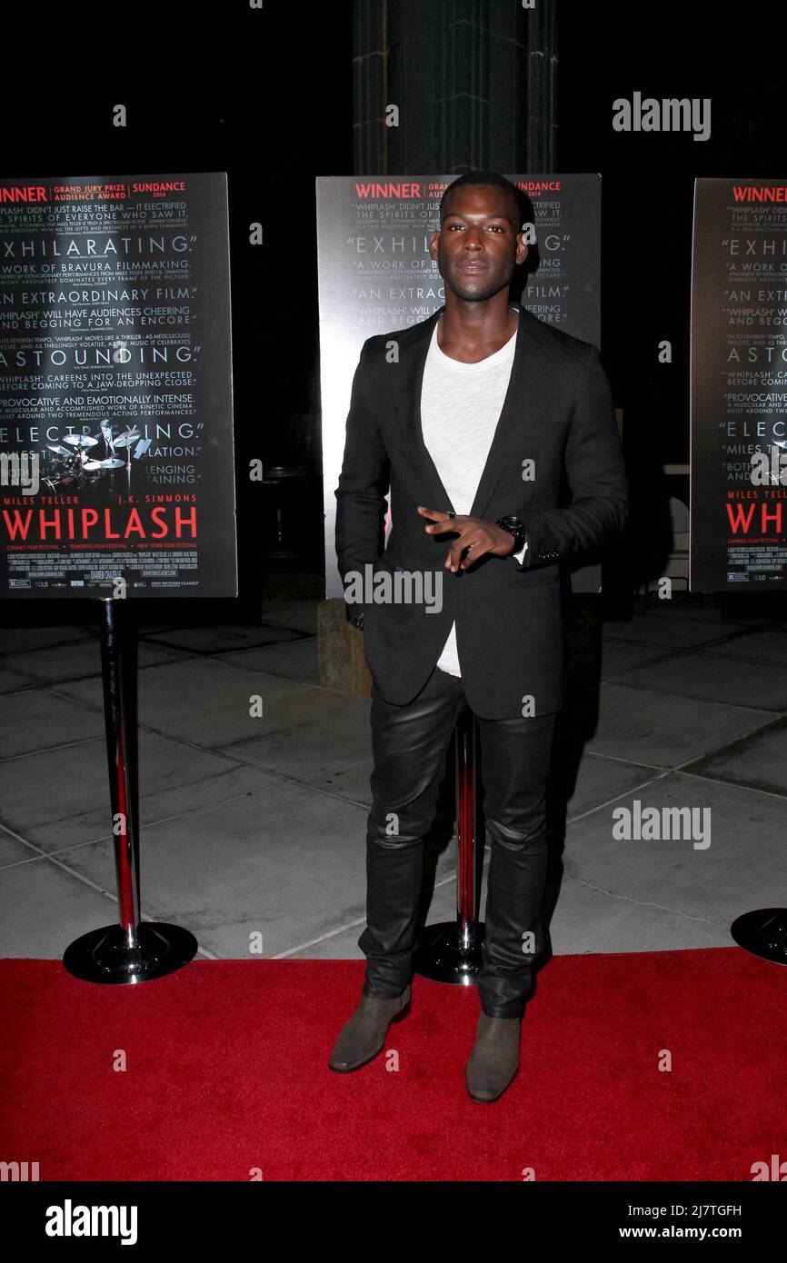 LOS ANGELES - OCT 6: Kofi Siriboe at the "Whiplash" Premiere at Bing ...