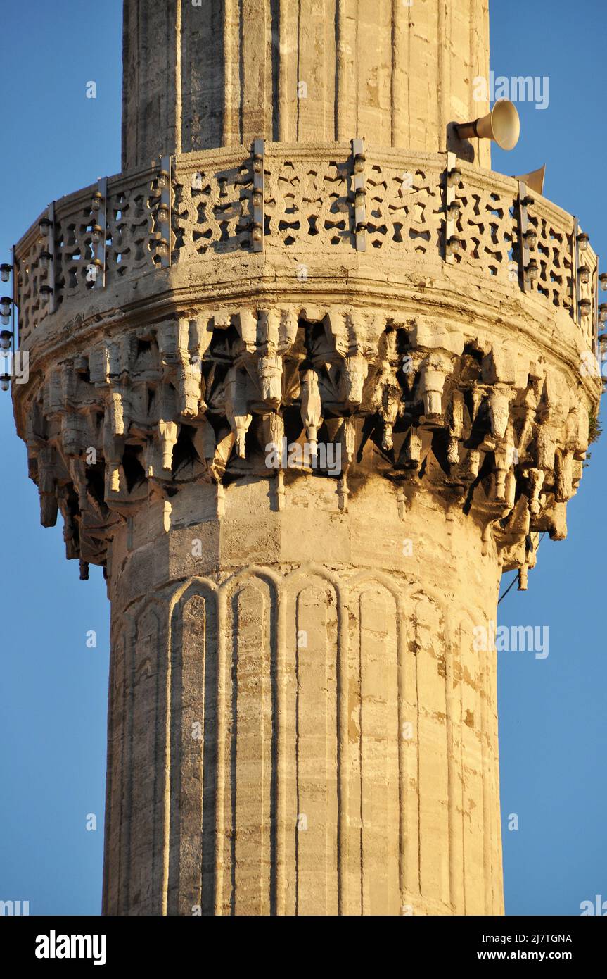 Ottoman style architecture, mosques and minarets details, Istanbul ...