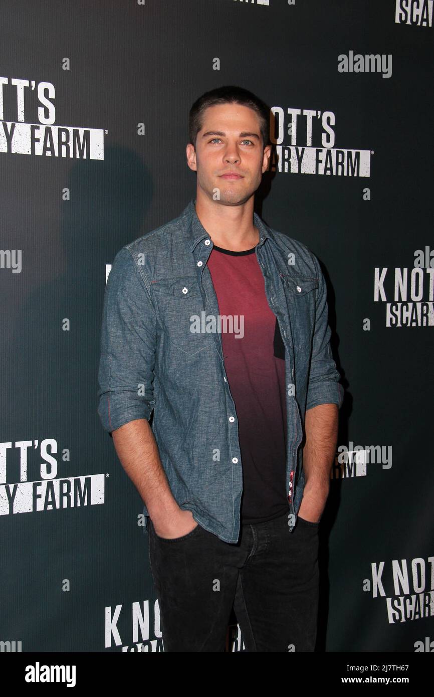 LOS ANGELES - OCT 3: Dean Geyer at the Knott's Scary Farm Celebrity VIP ...