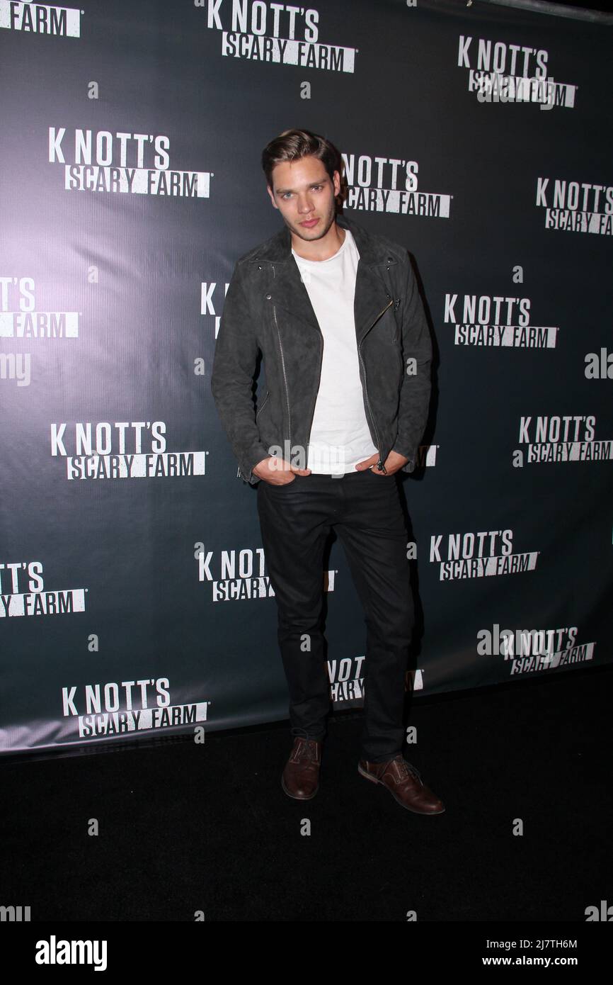LOS ANGELES - OCT 3: Dominic Sherwood at the Knott's Scary Farm ...