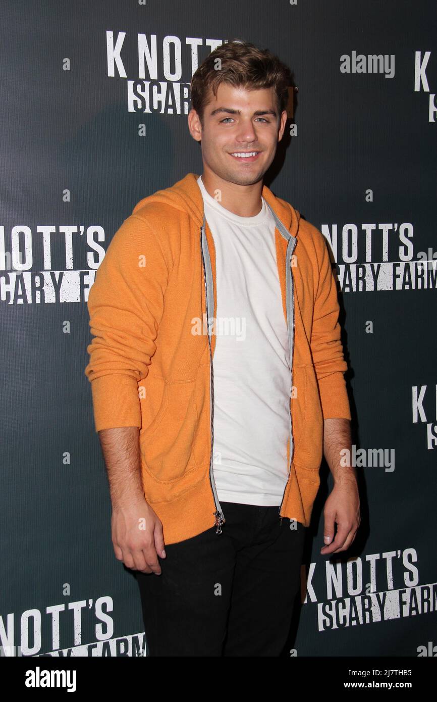 LOS ANGELES - OCT 3: Garrett Clayton at the Knott's Scary Farm ...
