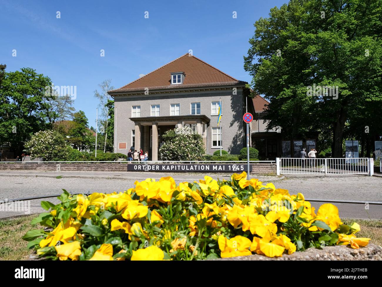 Berlin, Germany. 09th May, 2022. "Place of surrender May 1945" is ...