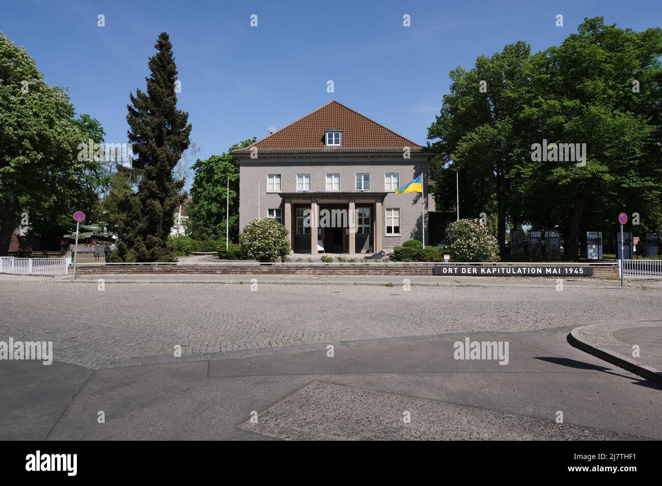 Berlin, Germany. 09th May, 2022. "Place of surrender May 1945" is ...