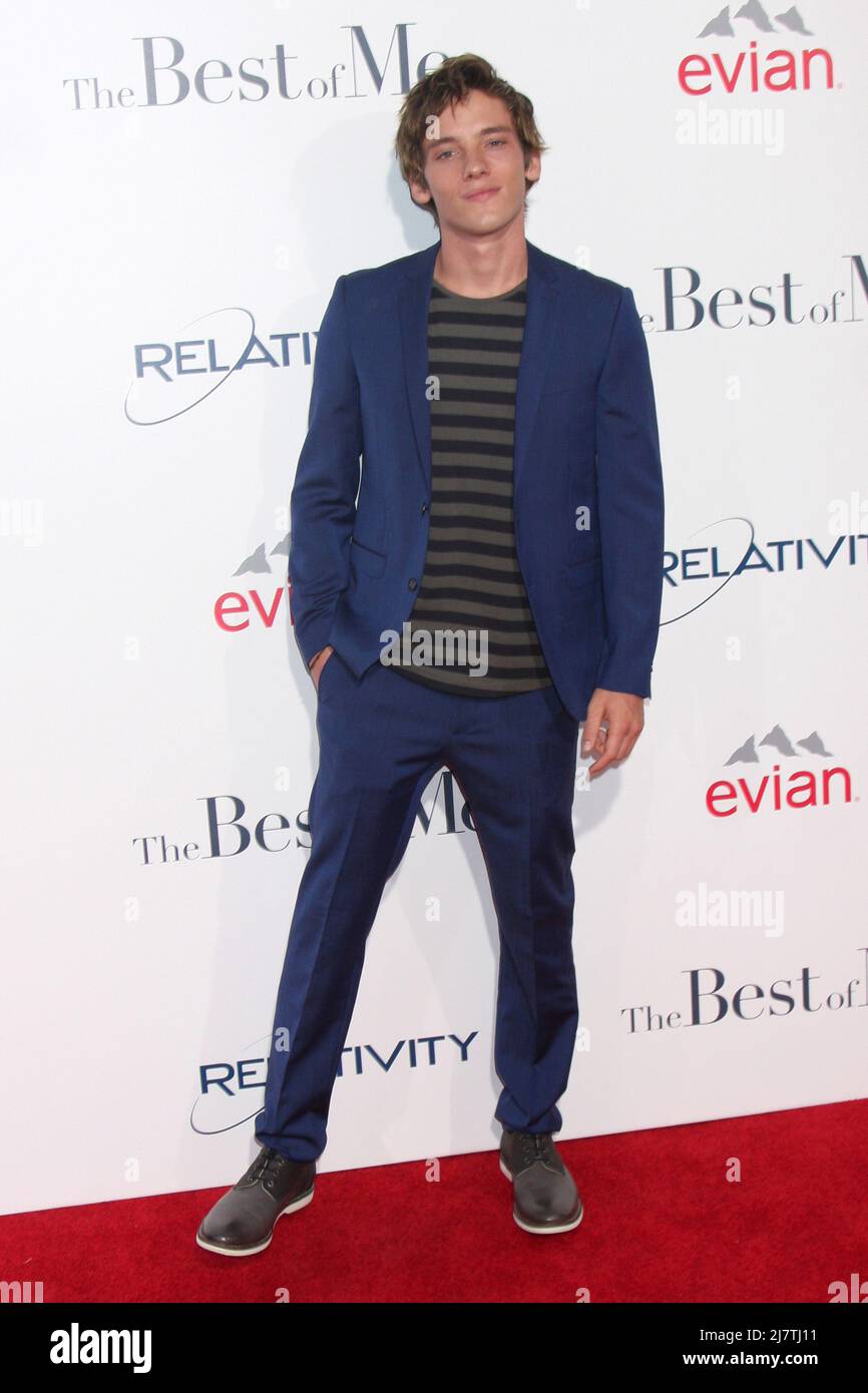 LOS ANGELES - OCT 7: Robby Rasmussen at the "The Best of Me" LA ...