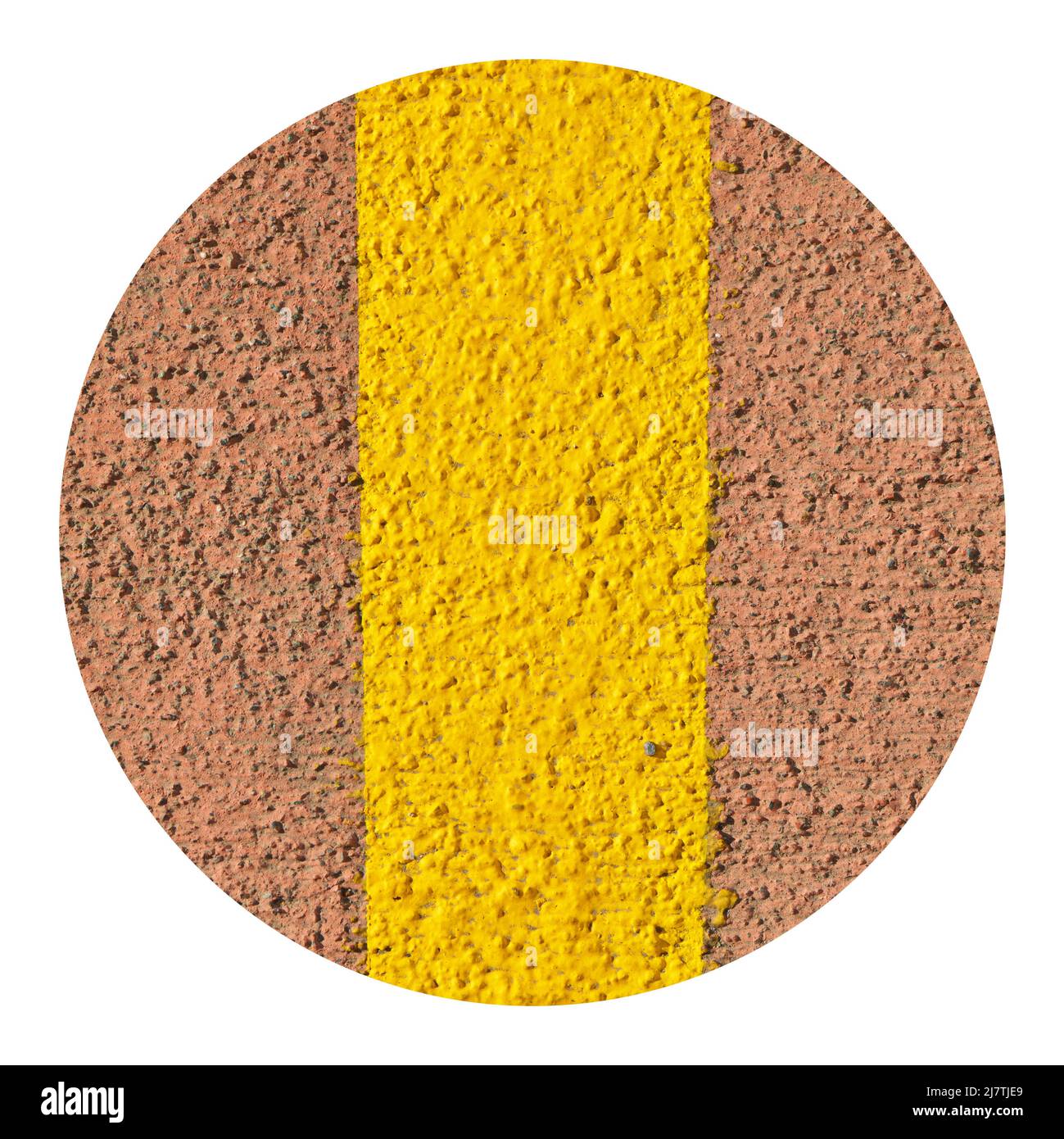 Clean asphalt yellow line road texture with background appearance, red ...