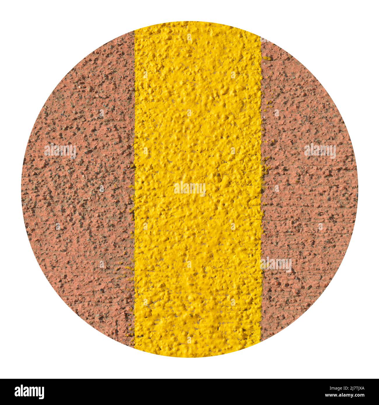Clean asphalt yellow line road texture with background appearance, red ...
