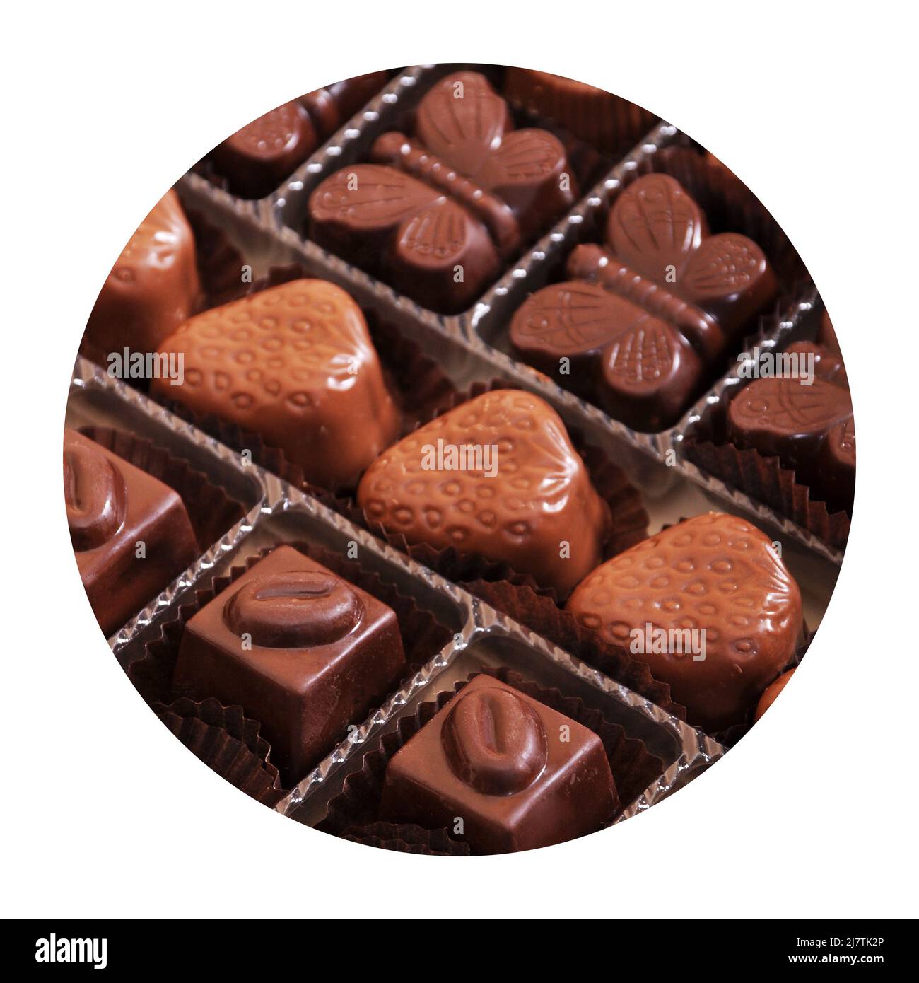 Very delicious chocolate candies in a box, delicious chocolate in box ...
