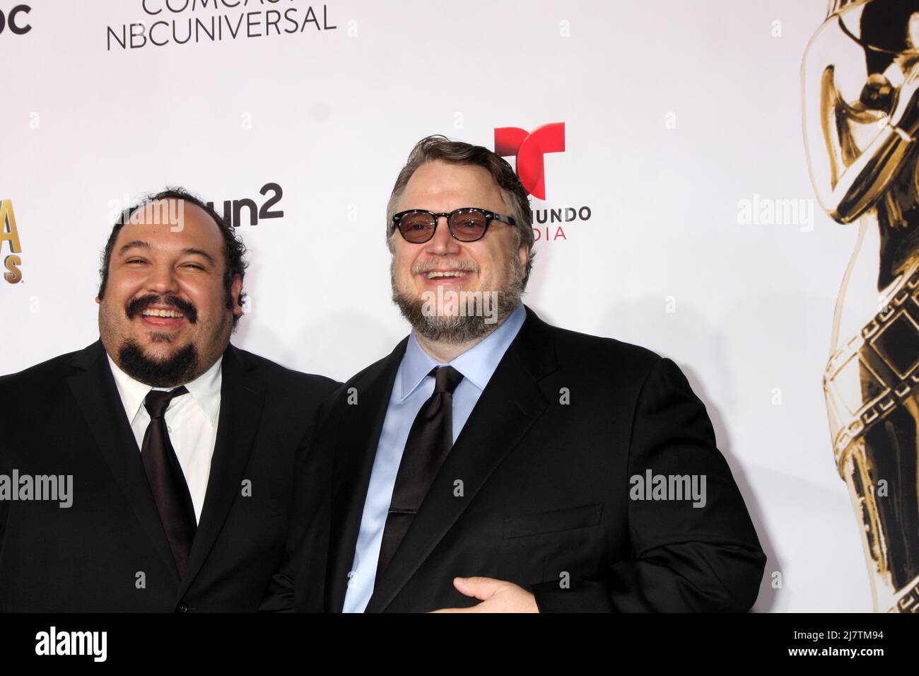 LOS ANGELES - OCT 10: Jorge R Gutierrez, Guillermo del Toro at the 2014 ...