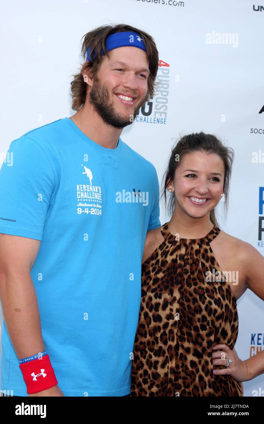 LOS ANGELES - SEP 4: Clayton Kershaw, Ellen Kershaw at the Ping Pong 4 ...