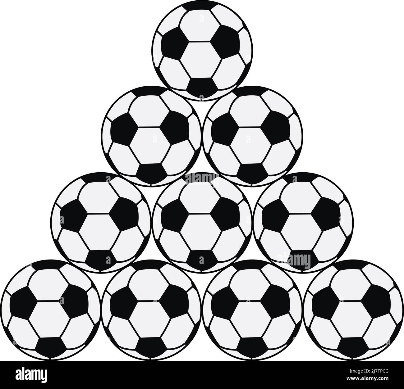 Pile concept cut out Stock Vector Images - Alamy