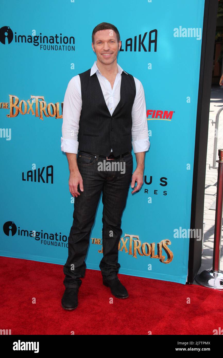 LOS ANGELES - SEP 21: Travis Knight at the "The Boxtrolls" Los Angeles ...