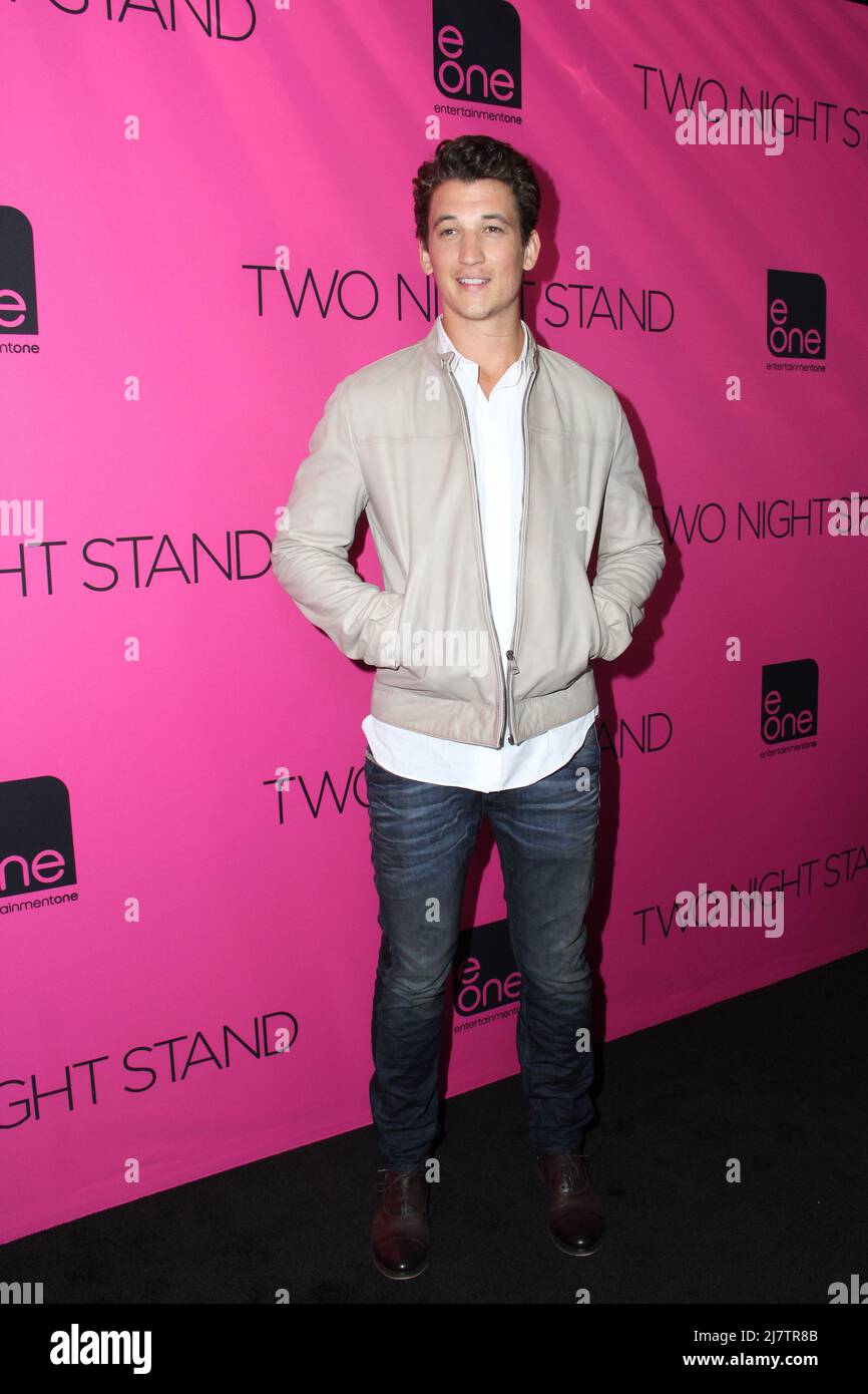 LOS ANGELES - SEP 16: Miles Teller at the "Two Night Stand" Los Angeles ...
