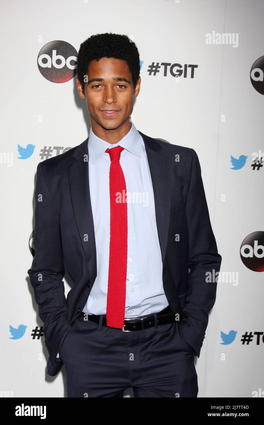 LOS ANGELES - SEP 20: Alfred Enoch at the TGIT Premiere Event for Grey ...