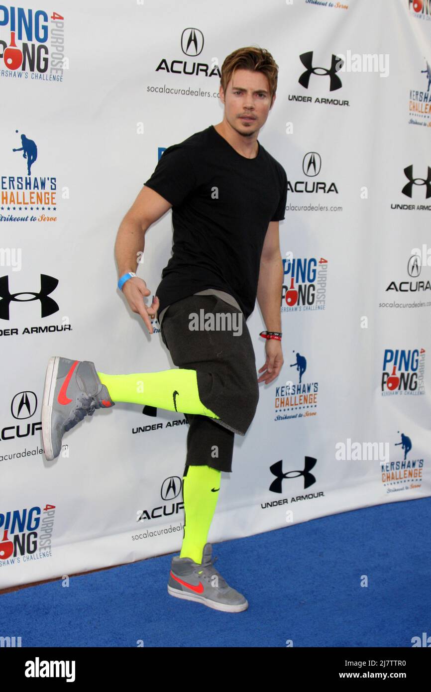 LOS ANGELES - SEP 4: Josh Henderson at the Ping Pong 4 Purpose Charity ...