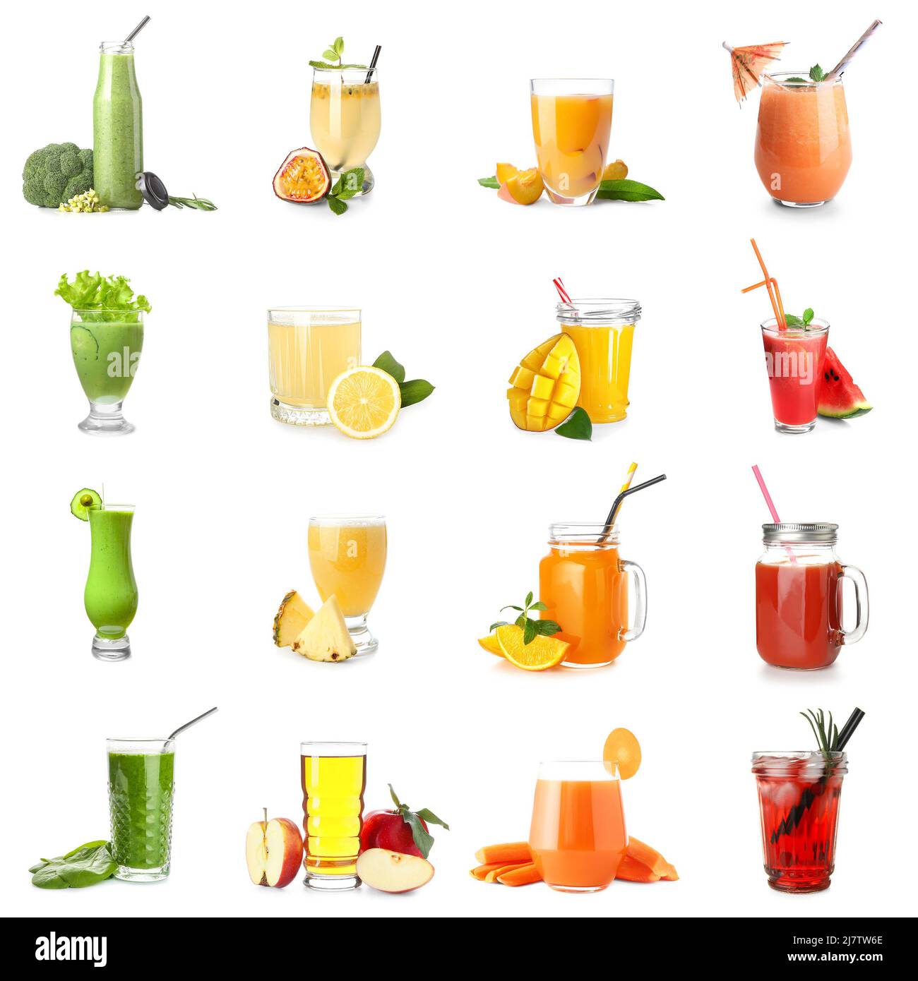 Color rainbow diet detox Cut Out Stock Images & Pictures - Alamy