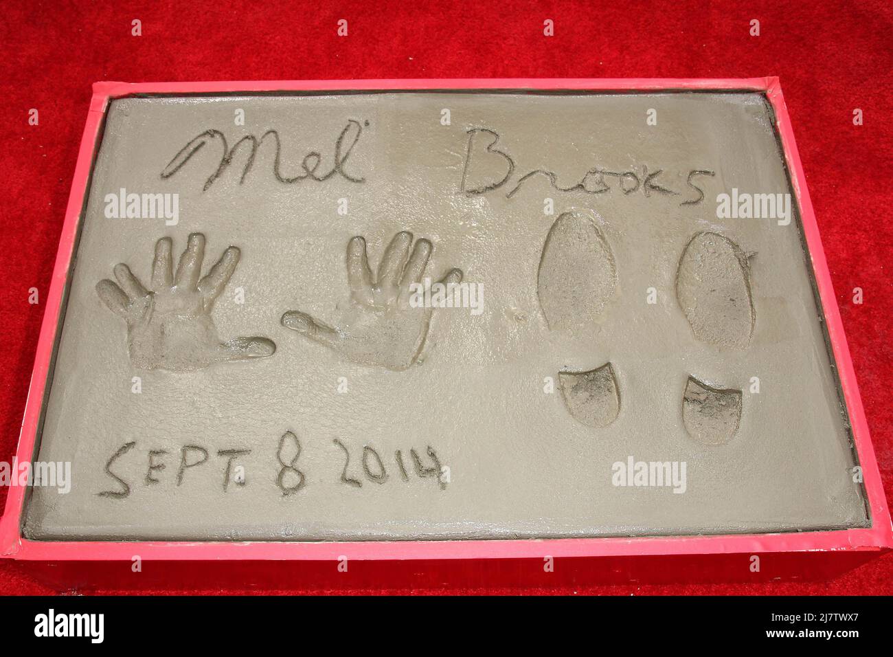 LOS ANGELES - SEP 8: Mel Brooks Hand and Foot prints at the Mel Brooks ...