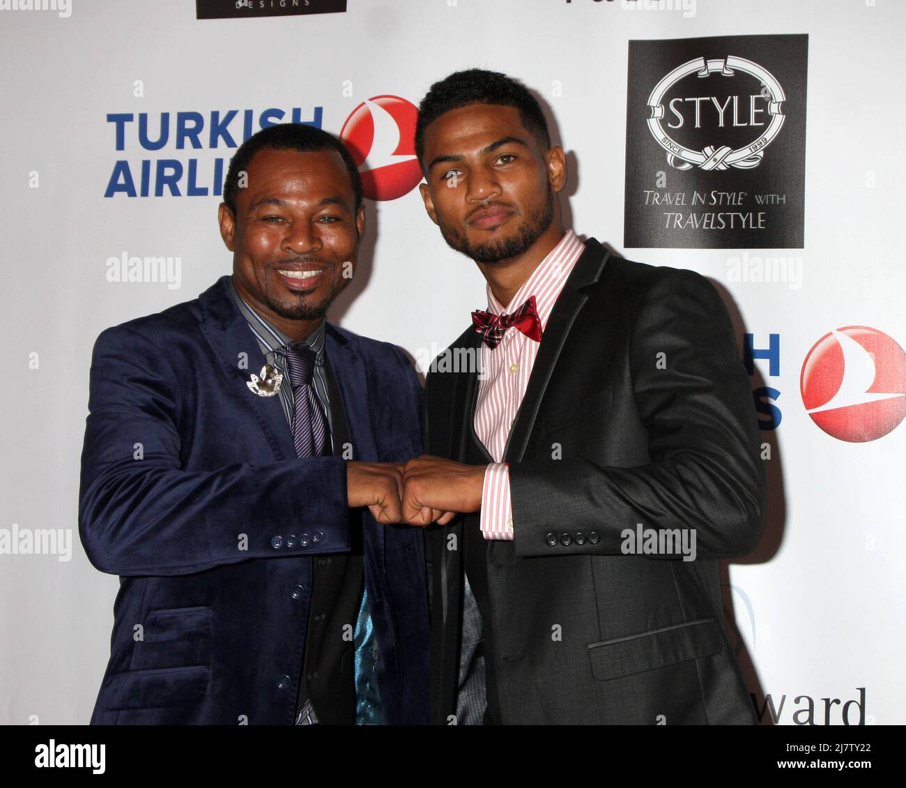 LOS ANGELES - SEP 13: "Sugar" Shane Mosley, Shane Mosley Jr at the 5th ...