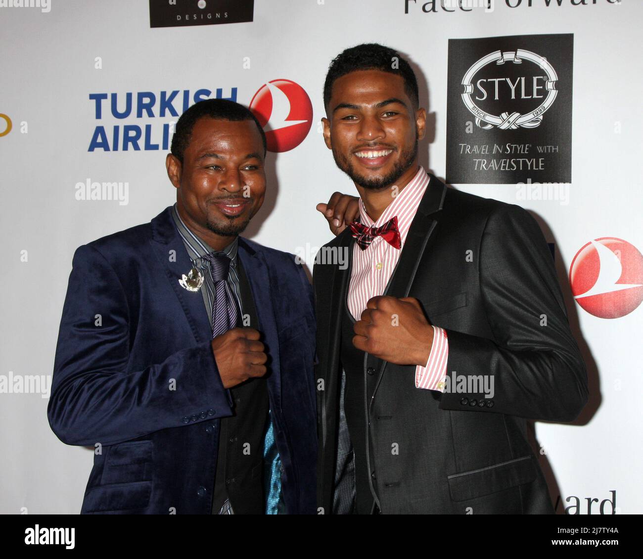 LOS ANGELES - SEP 13: "Sugar" Shane Mosley, Shane Mosley Jr at the 5th ...