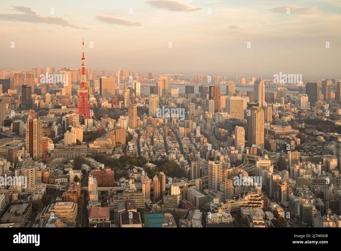 The city of Tokyo during the sunset Stock Photo - Alamy