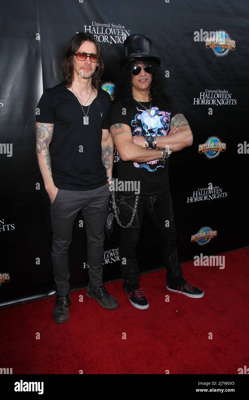 LOS ANGELES - SEP 18: Slash at the Universal Studio's Halloween Horror ...