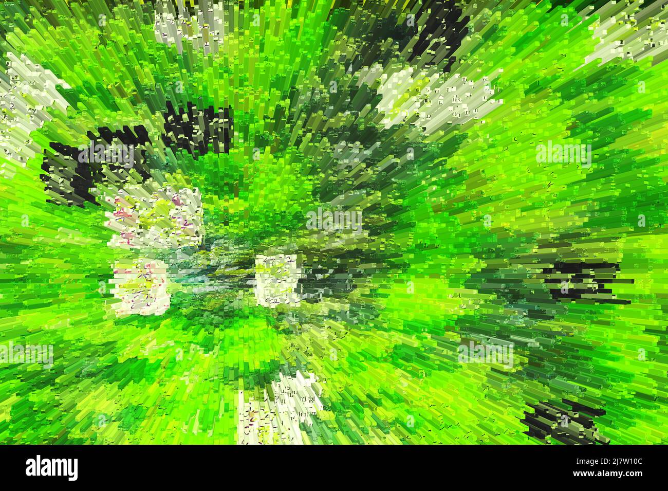 Colorful abstract background. Green template for design, wallpaper ...
