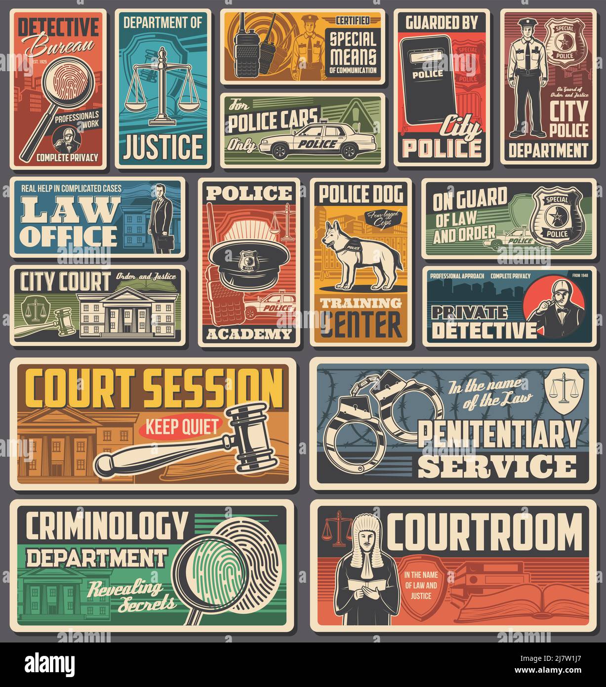 Private penitentiary Stock Vector Images - Alamy