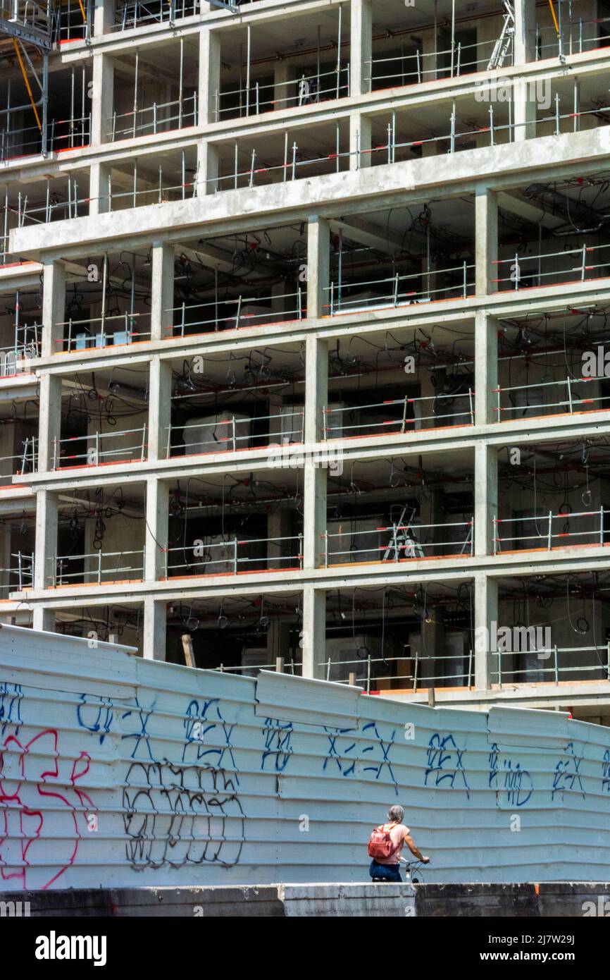 ile-Saint -Denis, France, Construction SIte, J.O. Paris 2024, Athletes ...