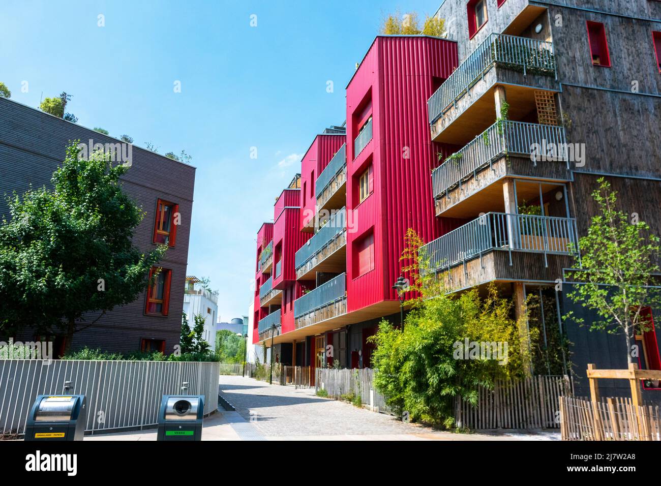 ile-Saint -Denis, France, Modern Architecture, Apartment Buildings ...