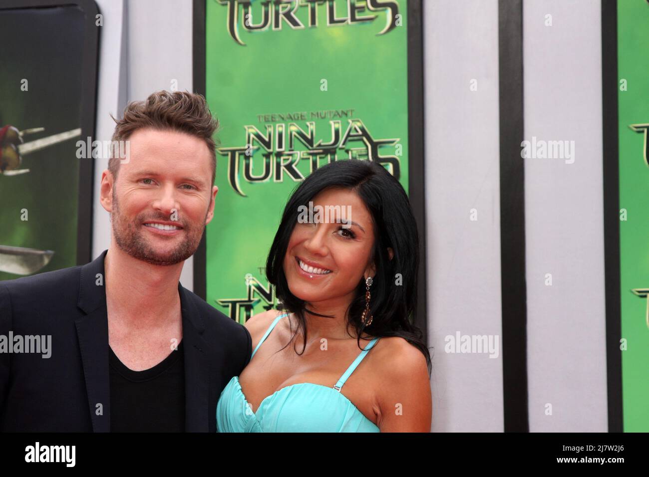 LOS ANGELES - AUG 3: Brian Tyler, Venus Marie at the Teenage Mutant ...