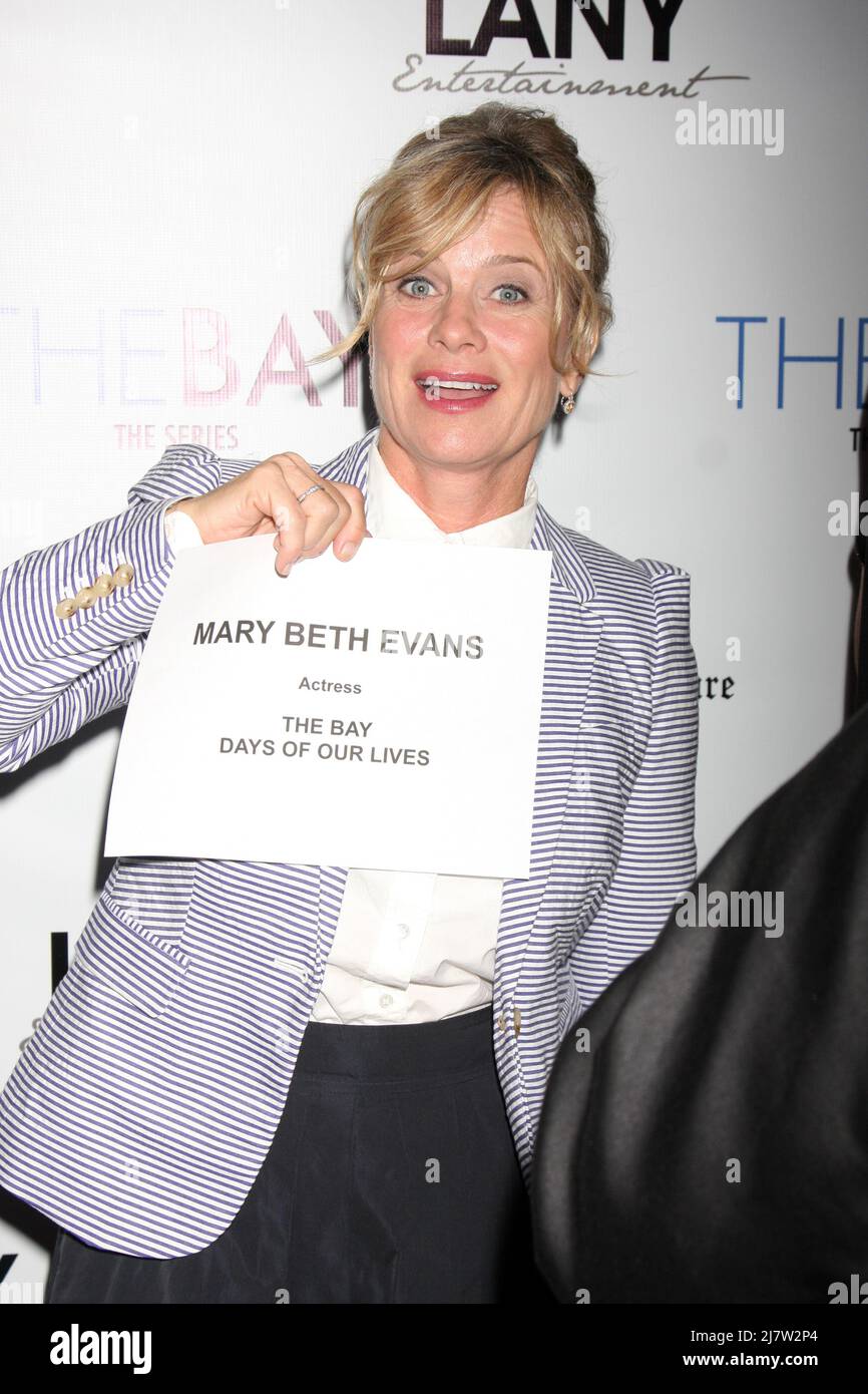 LOS ANGELES - AUG 4: Mary Beth Evans at the "The Bay" Red Carpet ...