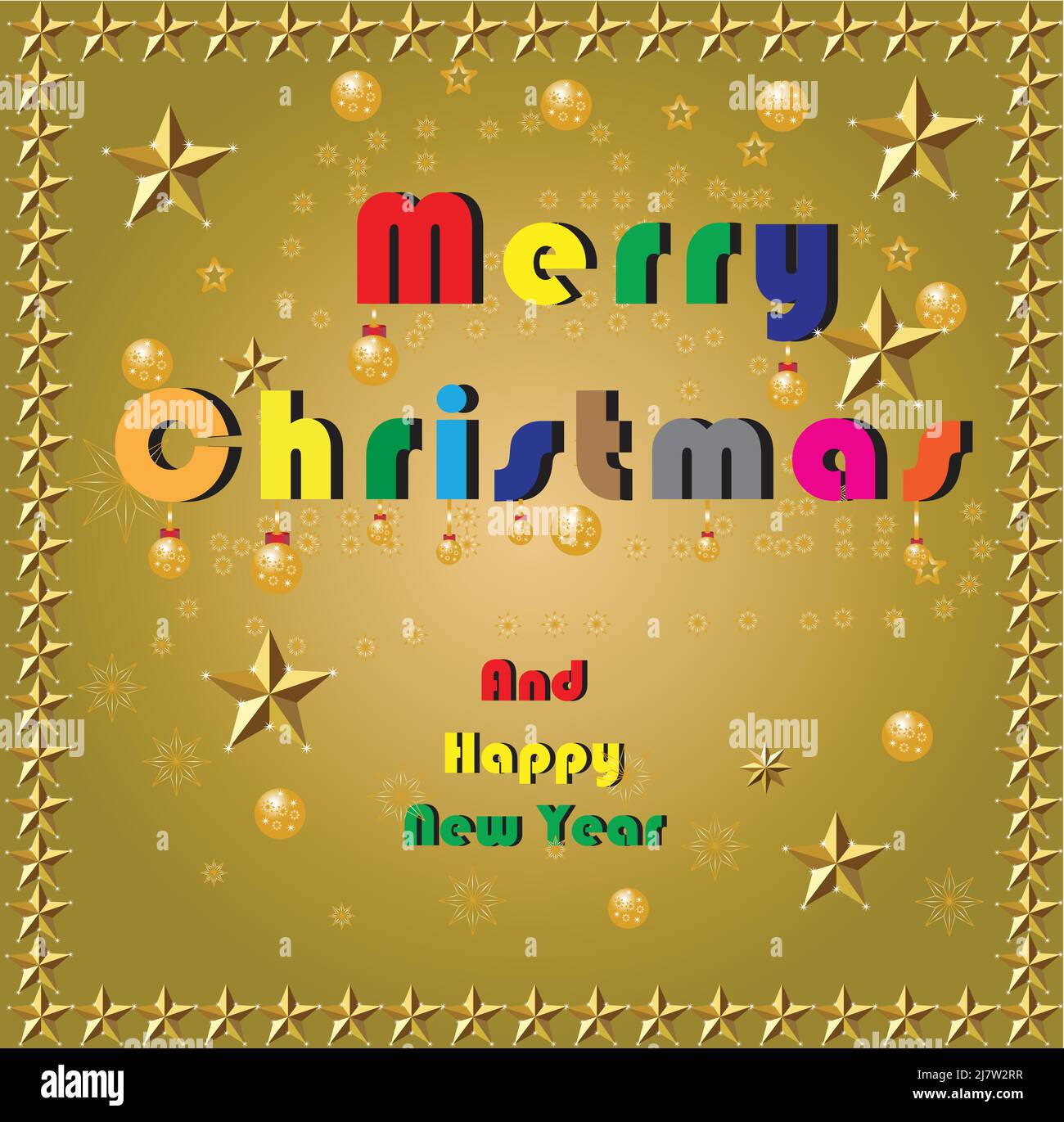 Christmas greetings card frame Stock Vector Images - Alamy