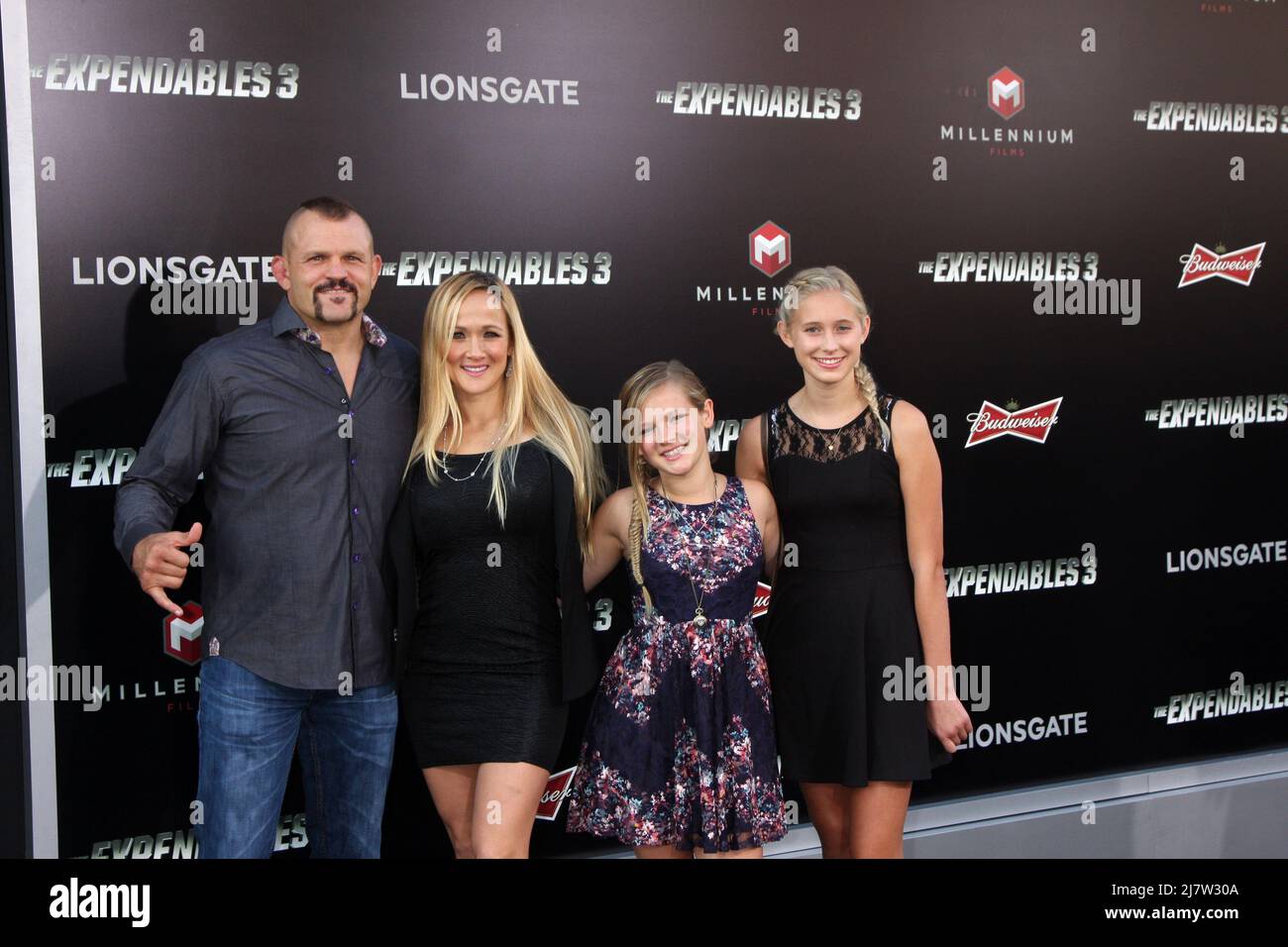 LOS ANGELES - AUG 11: Chuck Liddell at the "Expendables 3" Premiere at ...