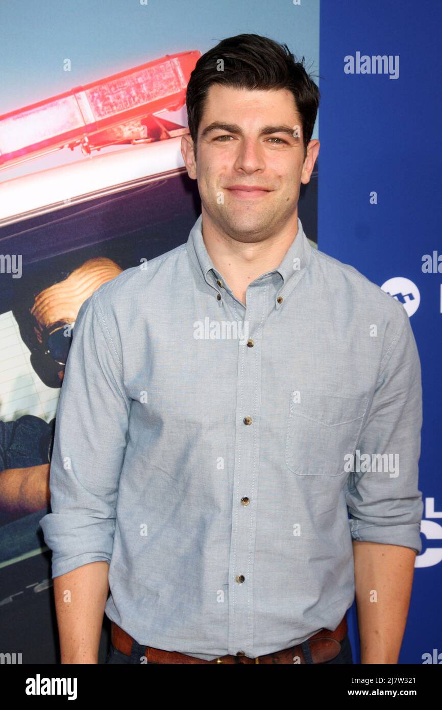 LOS ANGELES - AUG 7: Max Greenfield at the "Let's Be Cops" Premiere at ...