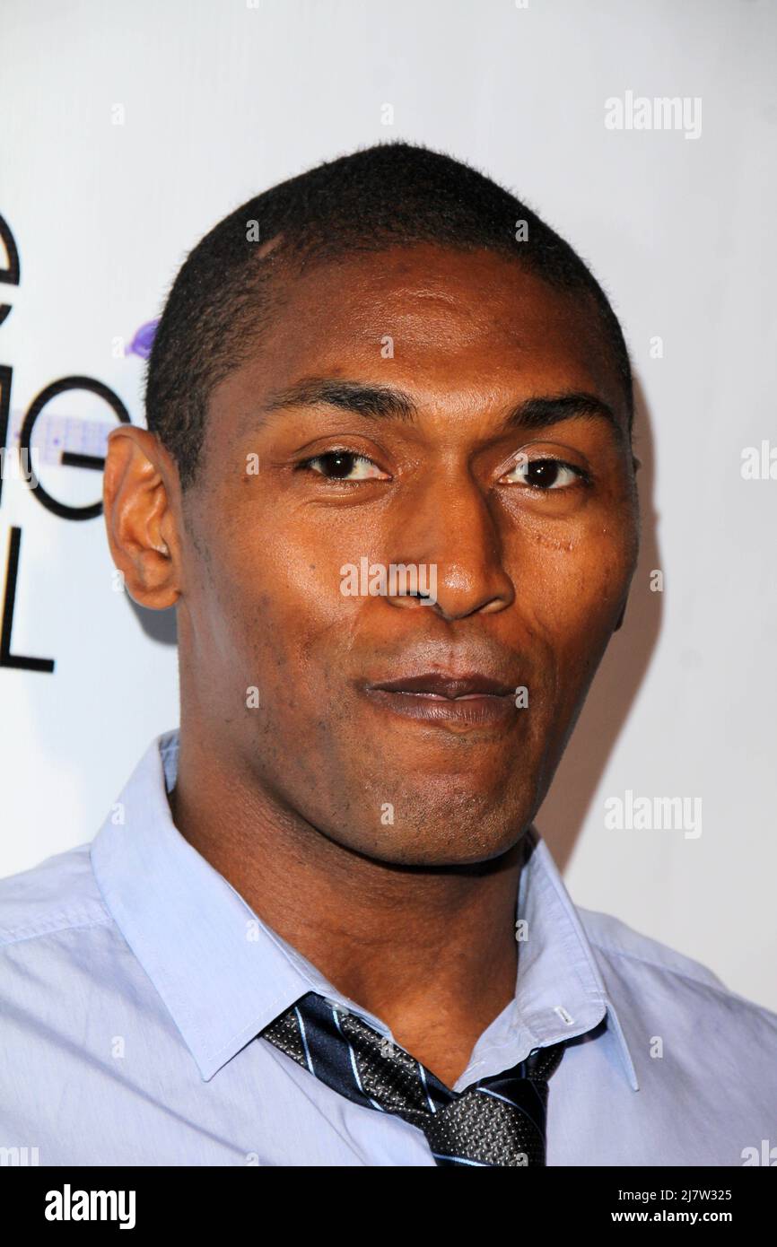 LOS ANGELES - AUG 6: Metta World Peace at the Imagine Ball LA at the ...