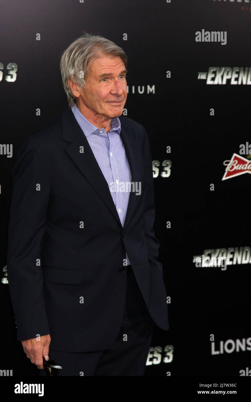 LOS ANGELES - AUG 11: Harrison Ford at the "Expendables 3" Premiere at ...