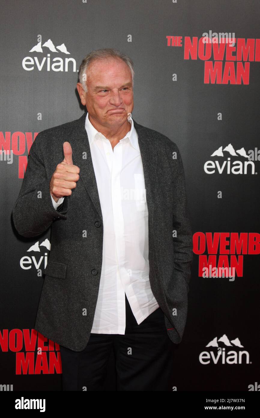 LOS ANGELES - AUG 13: Bill Smitrovich at "The November Man" Premiere at ...