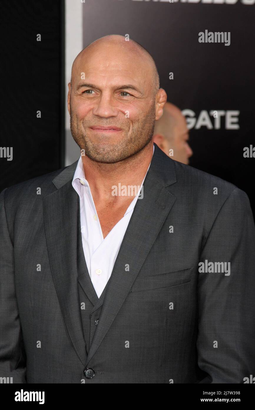 LOS ANGELES - AUG 11: Randy Couture at the "Expendables 3" Premiere at ...