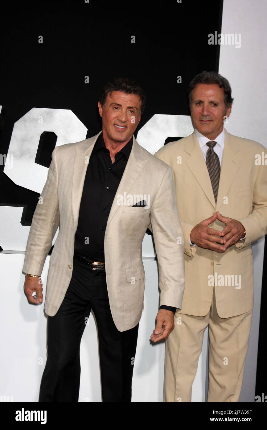 Sylvester stallone and frank stallone hi-res stock photography and ...