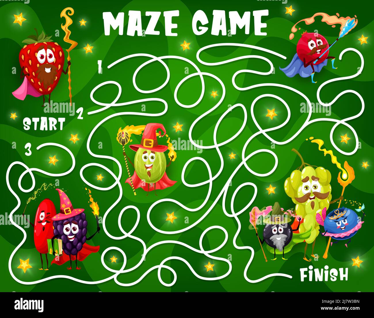 Sorcerers maze Stock Vector Images - Alamy