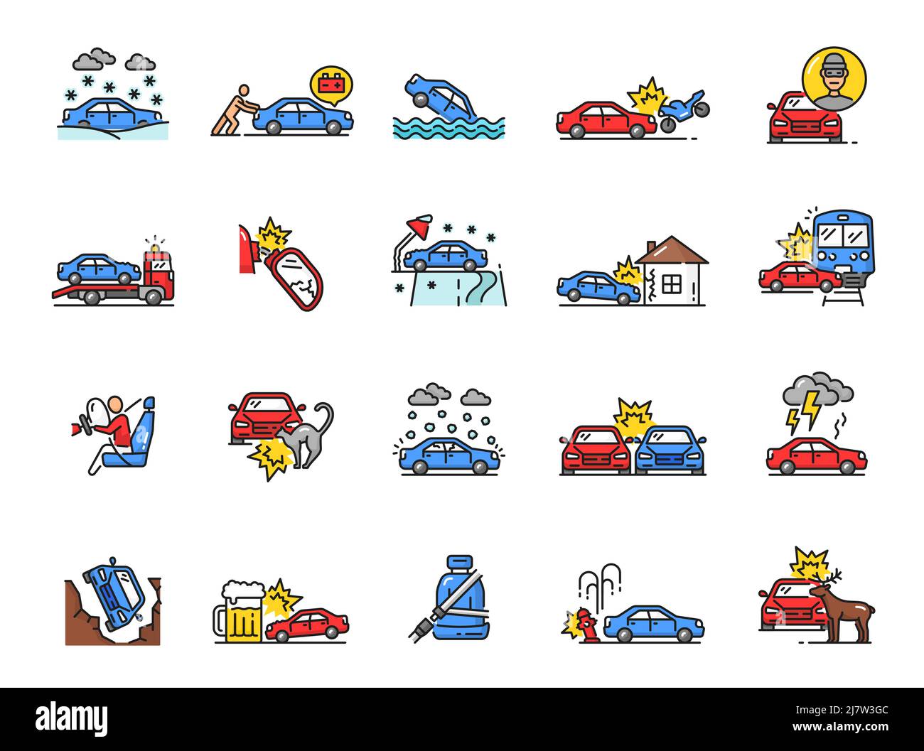 Driving hail Stock Vector Images - Alamy