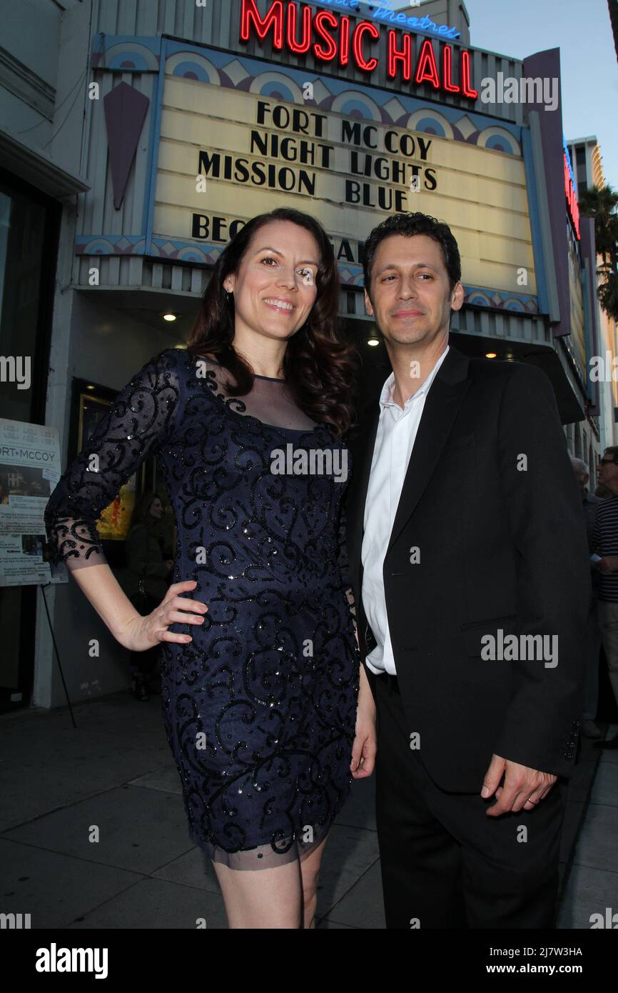 LOS ANGELES - AUG 15: Kate Connor, Andy Hirsch at the "Fort McCoy ...