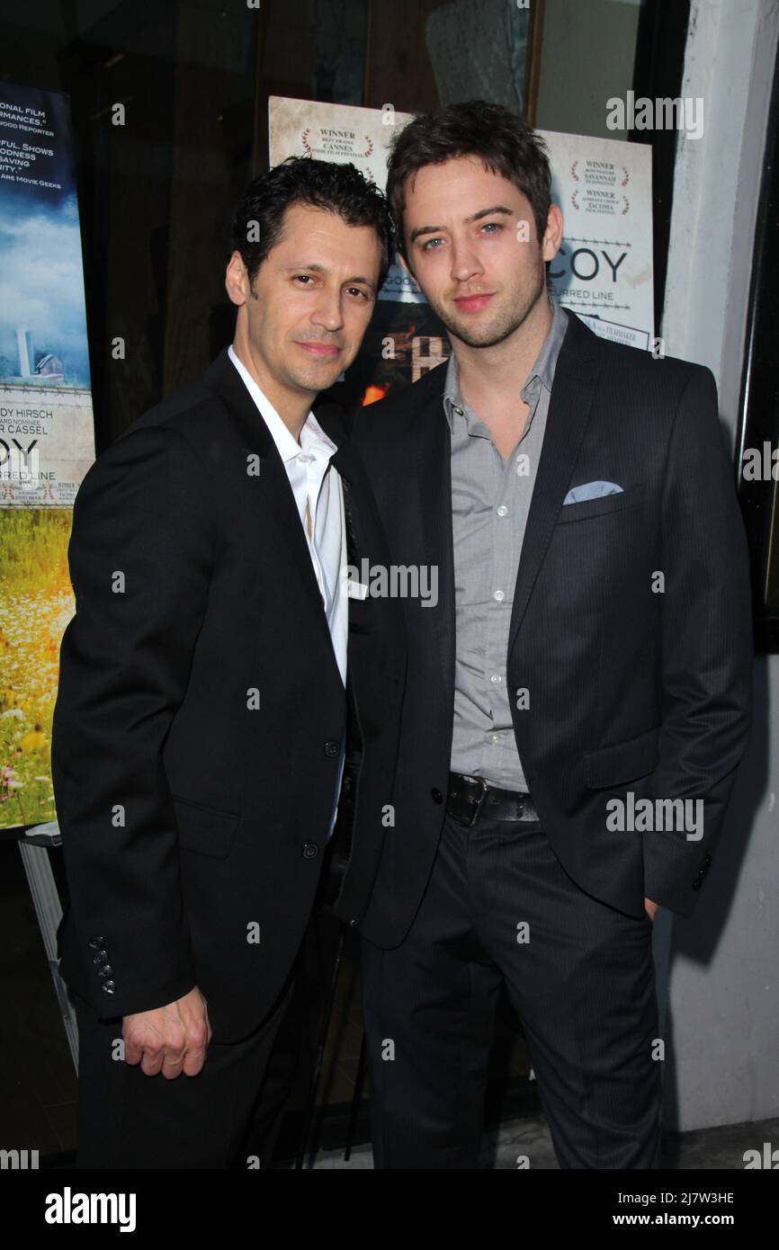 LOS ANGELES - AUG 15: Andy Hirsch, Johnny Pacar at the "Fort McCoy ...