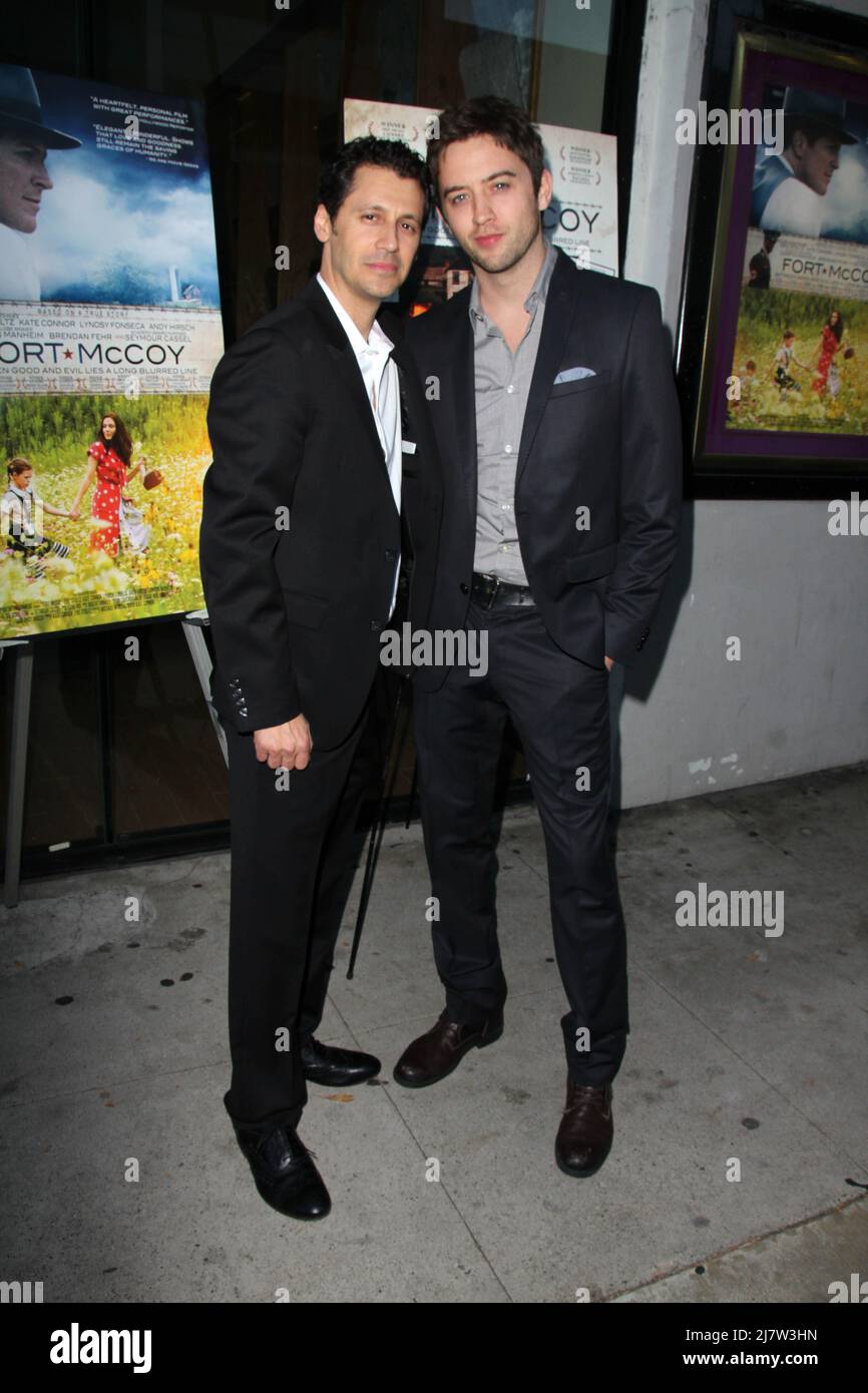 LOS ANGELES - AUG 15: Andy Hirsch, Johnny Pacar at the "Fort McCoy ...